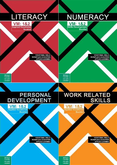 Vcevm 1and2 Activities Booklets X 4 Lit Num Pds Wrs