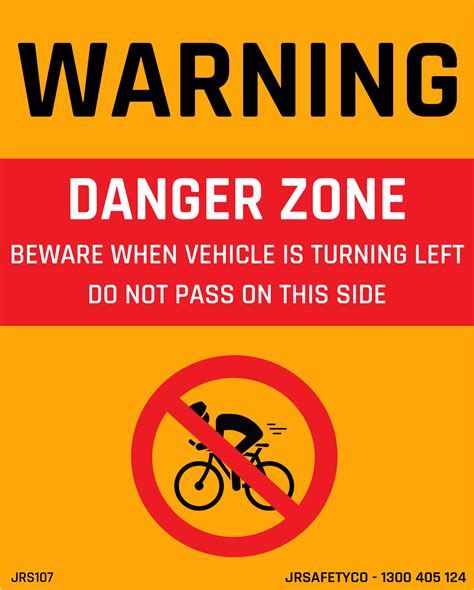 Bike Do Not Pass Sticker Ccs