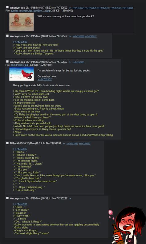 Rwbyg Presents Drunk Ruby Rwby