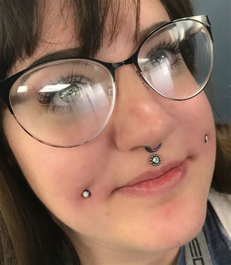 Beautiful New Dimple Piercings Dimple Piercing Piercings Septum Piercing