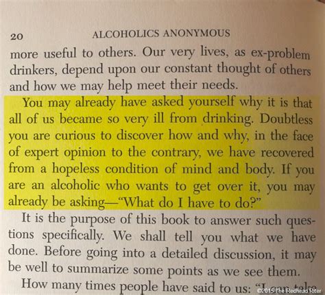 Alcoholics Anonymous Quotes