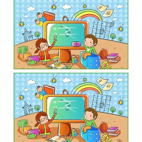 Qiziqarli Rasmlar Rasmlar Orasidagi 7 Ta Farqni Toping🤔🧐🔍