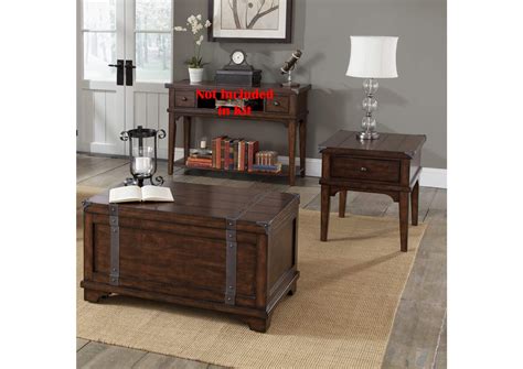 Aspen Skies 3 Piece Set 1 Cocktail 2 End Tables