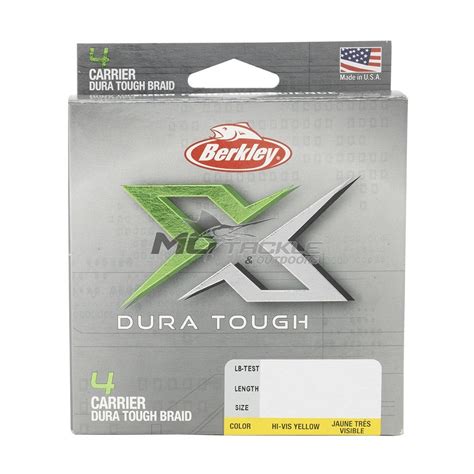 Berkley X Dura Tough 4 Carrier Braid Motackle And Outdoors
