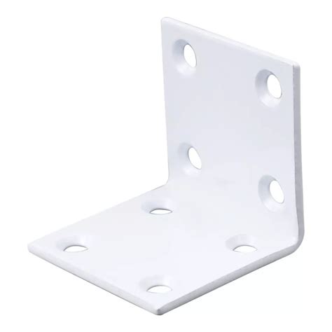 Essentials Angle Bracket Silver 40mm X 40mm X 40mm Screwfix