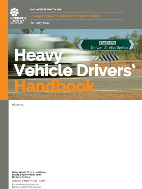 Heavy Vehicle Drivers Handbook Complete Pdf Driving Semi Trailer Truck