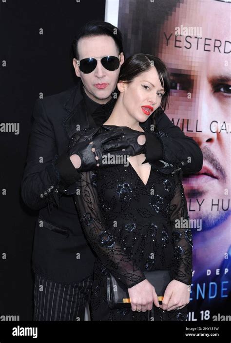 Marilyn Manson En Lindsay Usich Los Angeles California Usa Lindsay