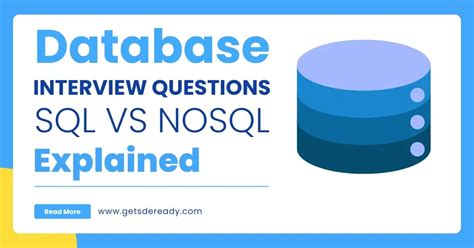 Sql Vs Nosql Interview Questions Explained