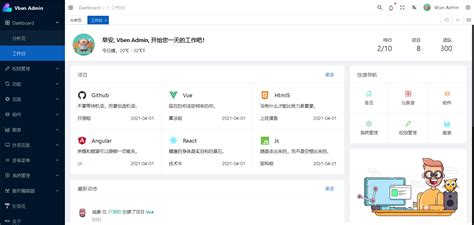开箱即用，这些 Vue3 后台管理系统模板绝对让你爽歪歪！vue Pure Admin Csdn博客