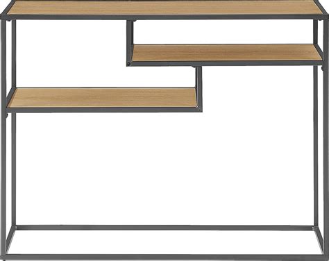 Rawley Oak Dark Woodlight Wood Sofa Table Rooms To Go