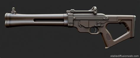 Sci Fi Fantasy Combat Shotgun Stable Diffusion Online