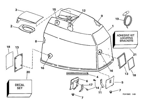 1997 Evinrudejohnson 115 Engine Cover