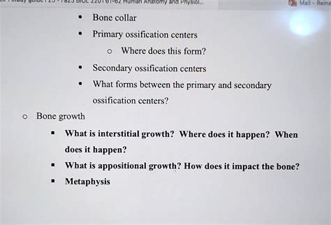 Solved Texts Human Anatomy And Physiology Mail Reina Bone Collar