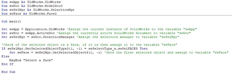 SOLIDWORKS API FUNDAMENTALS 4 Understanding The SolidWorks Object Model Part 2 IME Wiki