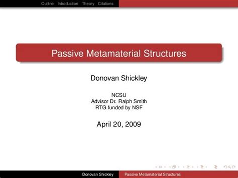Pdf Passive Metamaterial Structures Dokumentips