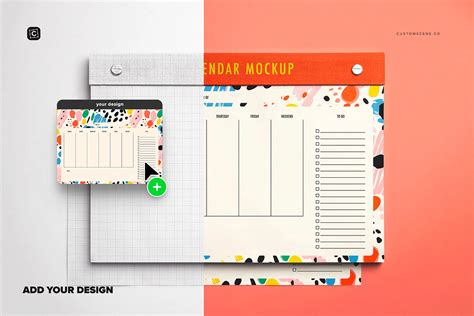 Calendar Mockup A Product Mockup By Custom Scene
