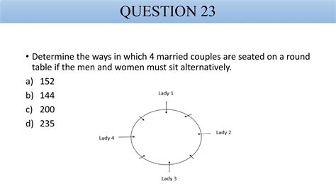 Circular Permutation Questions And Logic Pptx