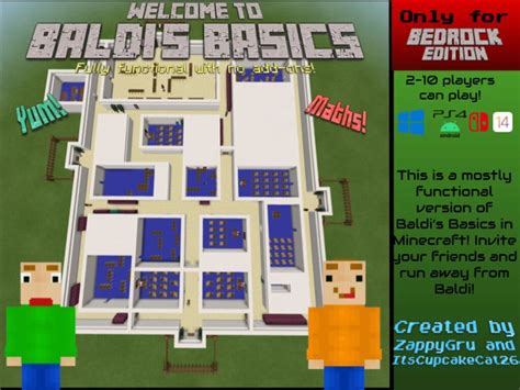 Mapas De Baldis Basics Para Minecraft Pe Citygame