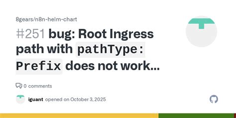 Bug Root Ingress Path With `pathtype Prefix` Does Not Work On Some Ingress Controllers · Issue