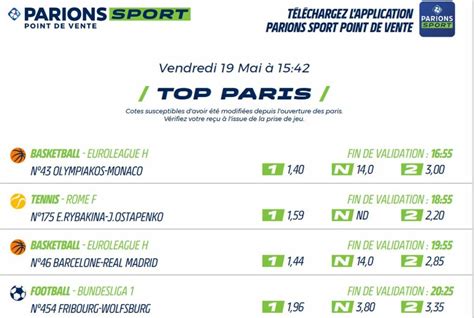 Pronosoft Parions Sport Plein Ecran At Alan Koester Blog
