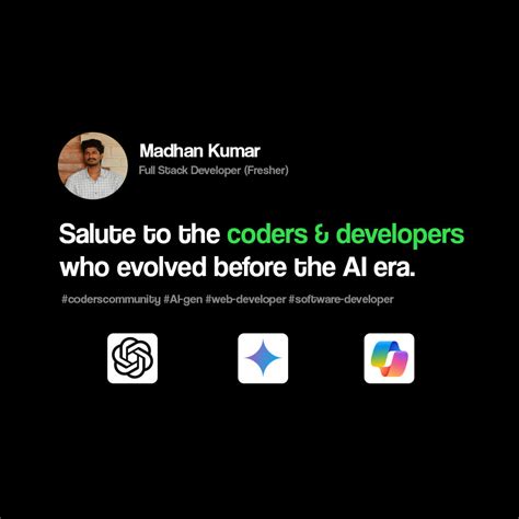 madhan kumar on linkedin developerlife codingskills beforeai