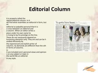 Writing Columns Pptx