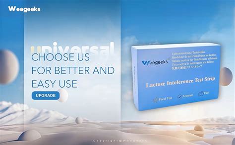 2pcs Lactose Intolerance Test Strips At Home Lactase