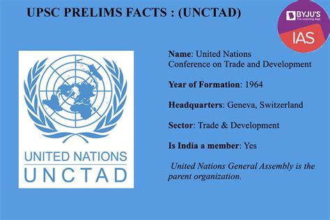 Unctad United Nations Conference On Trade And Development Upsc Notes