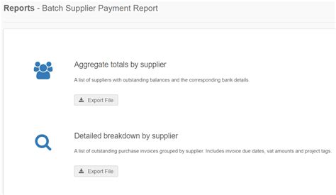 Export All Supplier Details How To Quickfile