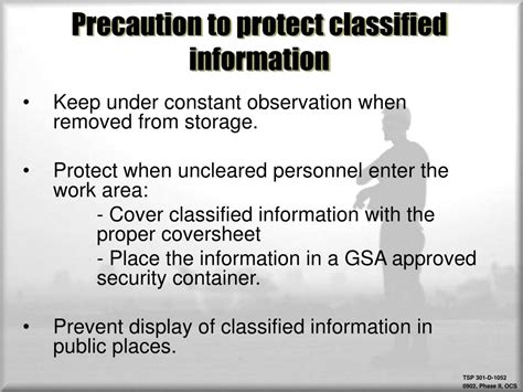 Ppt Protect Classified Information Powerpoint Presentation Free