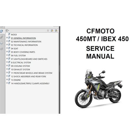 Cfmoto 450mt Ibex450 Workshop Manual Pdf 2023 Download