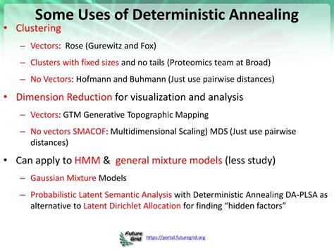 Ppt Parallel Deterministic Annealing Clustering And Its Application