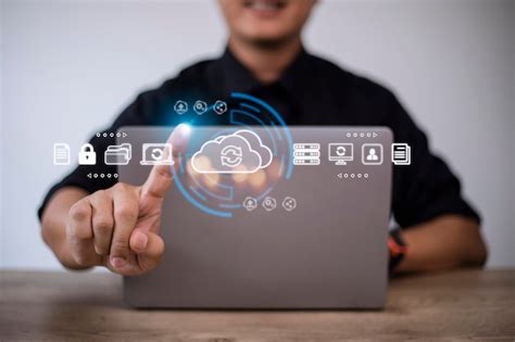 Premium Photo Cloud Technology Concept Computing Data Storage