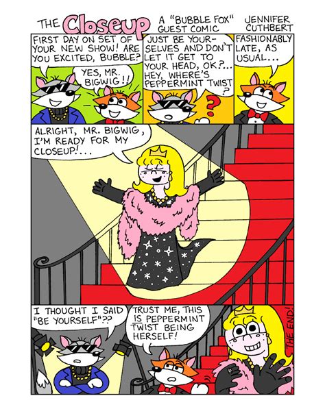Bubble Fox The Close Up A Bubble Fox Guest Comic By Jennifer Cuthbert