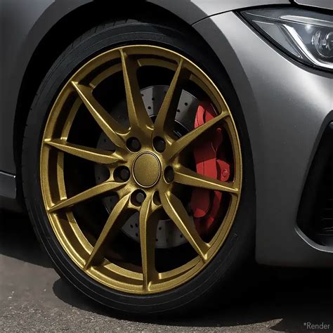 Carbon Gold Wheel Kit Dipyourcar