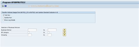 But021ins Sap Tcode Update But021 From But021fs