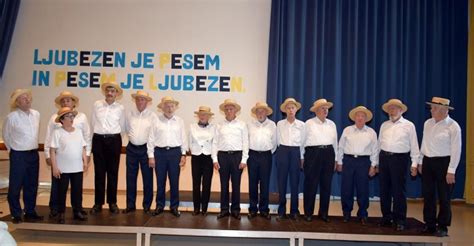 Moški Pevski Zbor Upokojencev Janez Cerar Medse Vabi Nove Pevce Domžalecsi