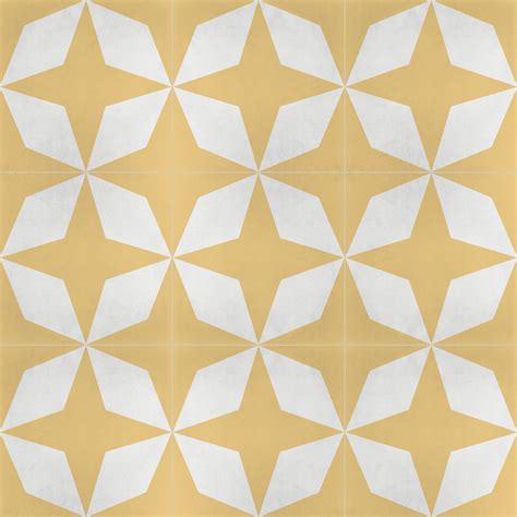 Handmade Encaustic Cement Tile Pattern Design Céleste 01 Encaustic