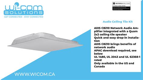 Audio Ceiling Tile Speaker Kits Archives Wi Com Solutions Inc