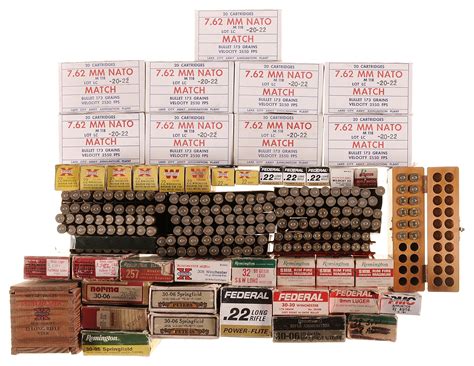 Group Of Assorted Firearms Ammunition Rock Island Auction