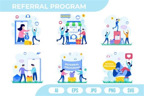 Referral Program Illustration Graphic By Ismunandar Rambe · Creative