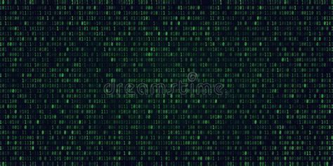 Abstract Technology Binary Code Backgrounddigital Binary Data And