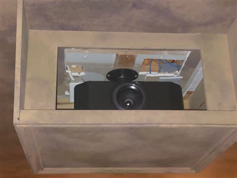 Projector Cubby In Theatre Room Rhometheatre