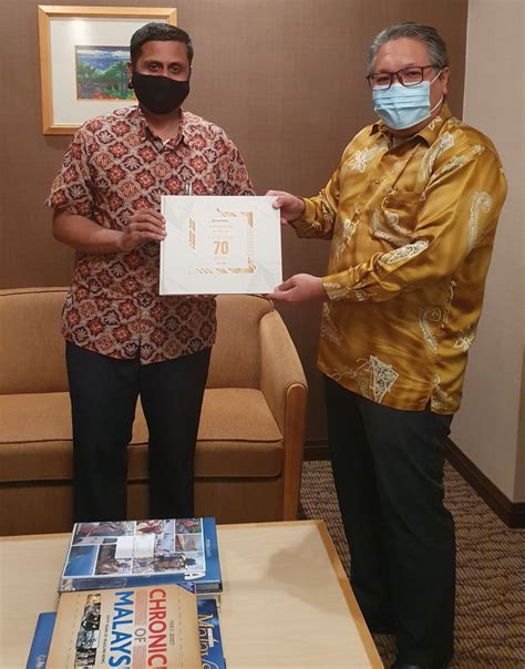 Delighted To Have Met Up With The Acting Malaysian High Commissioner To