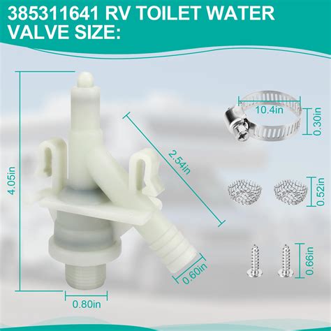 385311641 Rv Toilet Water Valve For Dometic 300 301 310