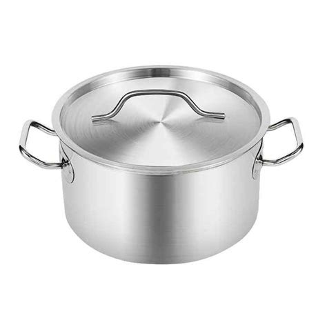 Home Kitchecn Induction Cooking Pot Set Hot Pot 3 12qt Restaurant Cookware Casserole Stainless