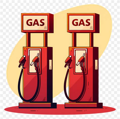 Gas Station Red Gas Station Pumps Illustration Png 3532x3492px Gas