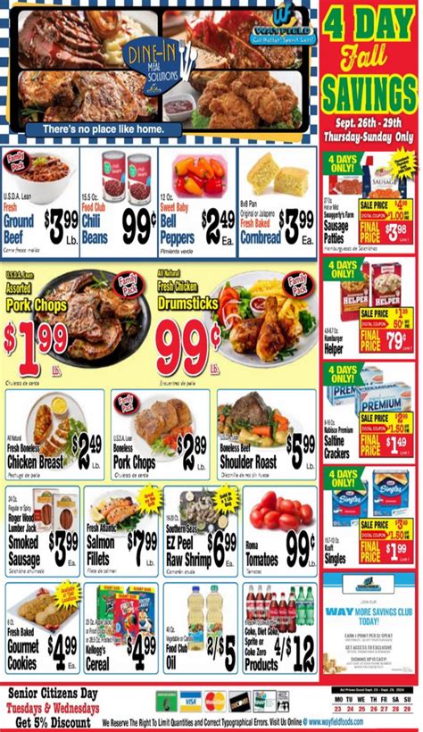 Wayfield Foods Weekly Ad Sep 23 Sep 29 2024