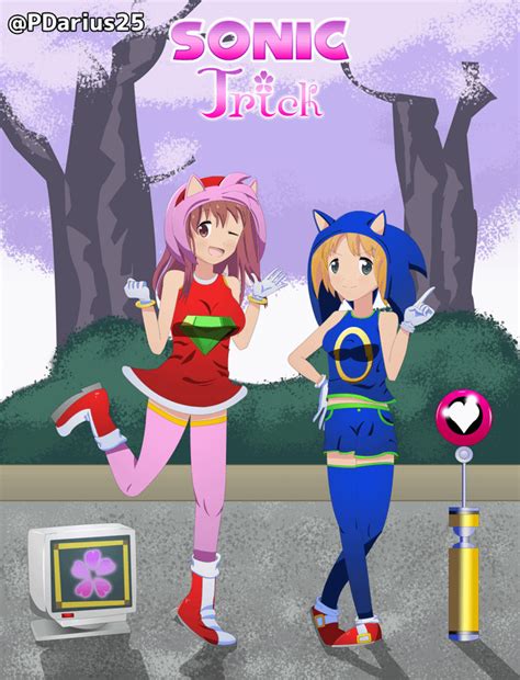 Sakura Trick X Sonic The Hedgehog Art By Pdarius25 Rsakuratrick
