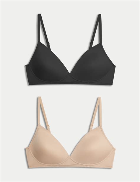 2pk Non Wired First Bras Aa D Mands Collection Mands